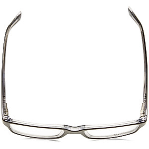 Ray-Ban RX5245 Square Prescription Eyeglass Frames, Black On Transparent/Demo Lens, 54 mm