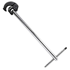 ARES 33004-11-Inch Basin Wrench with Adjustable Jaw - Jaw Adjusts from 3/8 Inch to 1 1/4 Inch - Basin Wrenches Increase Access in Tight Spaces
