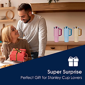 Water Bottle Organizer for Stanley 20 30 40oz Tumbler with Handle, Rotating Stanley Cup Organizer Holder, Bottle Kitchen Cabinet Organizer and Storage for Stanley Simple Modern Owala Yeti, Wine Rack