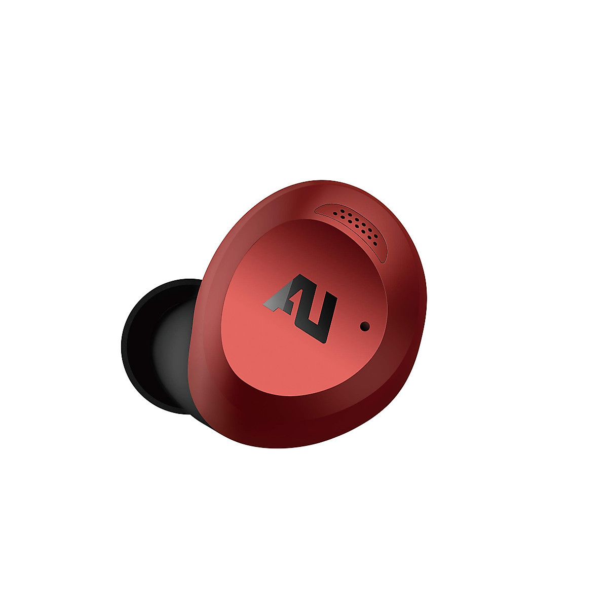 ausounds AU-Stream Hybrid Bluetooth True Wireless Hybrid Active Noise Cancelling Earbuds with Touch Controls, Wireless Charging Case, and Premium Dynamic Drivers, Red