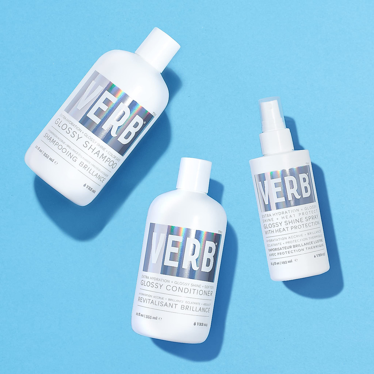 VERB Glossy Conditioner - Vegan Moisturizing Conditioner - Free of Harmful Sulfates, Paraben, Gluten - Adds High Shine and Nourishes Dull or Damaged Hair, 12 fl oz