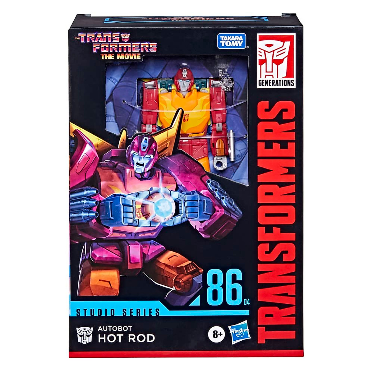 Transformers Toys Studio Series 86 Voyager Class The The Movie 1986 Autobot Hot Rod Action Figure - Ages 8 and Up, 6.5-inch, Red