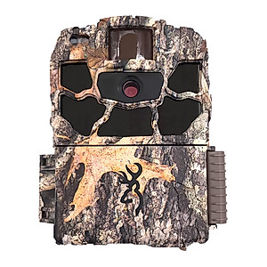 Browning Trail Cameras Dark Ops Max HD Plus 20MP Trail Camera with Batteries, 32 GB Browning SD Card, and Steel Reinforced Strap, 1 Count (Pack of 1)