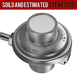 PatioGem fits to Coleman Roadtrip Grill Accessories, fits to Coleman Roadtrip Grill Parts Replacement, Grill Regulator, Gas Grill Regulator, fits to Coleman Grill Accessories, Propane Gas Regulator