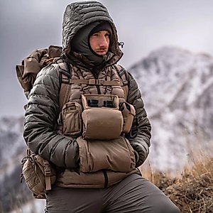 Eberlestock Recon Modular Bino Pack - Advanced Binocular Harness System with Customizable Attachments - Skye - Large