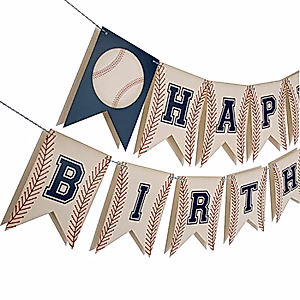 Baseball Birthday Banner,Baseball Party Decorations,Party Garland, Birthday Decorations