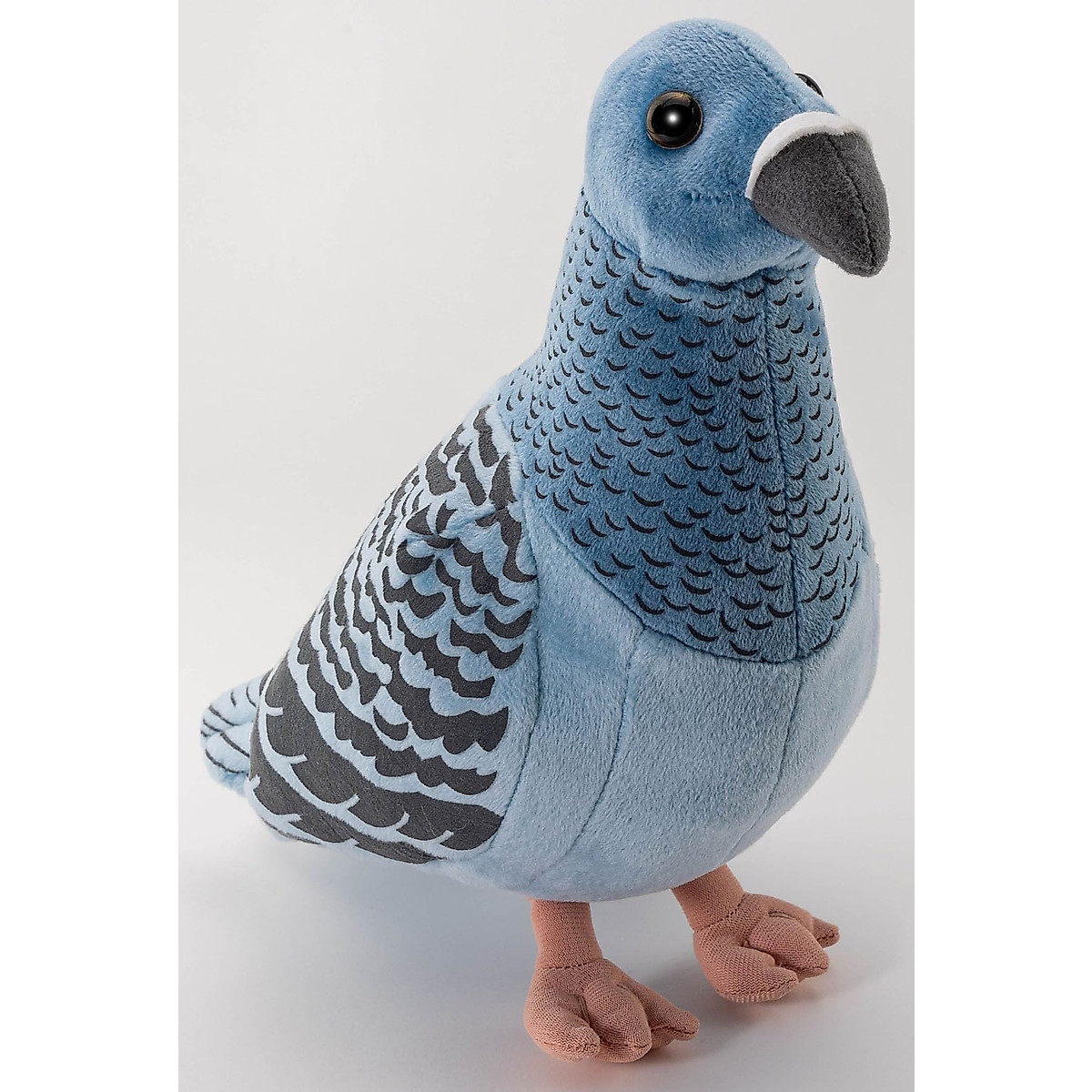Carl Dick Dove, Pigeon blue 8 inches, 24cm, Plush Toy, Soft Toy, Stuffed Animal 3299