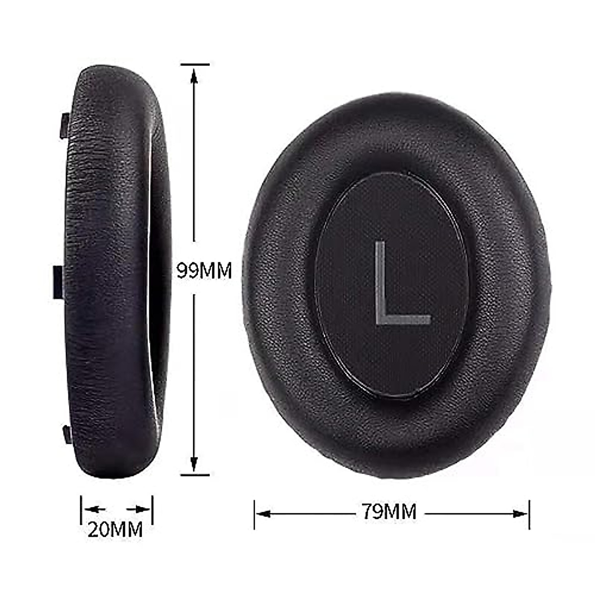 Replacement Ear Pads Ear Cups Compatible with Bose 700 NC700 Noise Cancelling Wireless Headphones Earpad Comfort PU Leather Headset Ear Cushions Cover