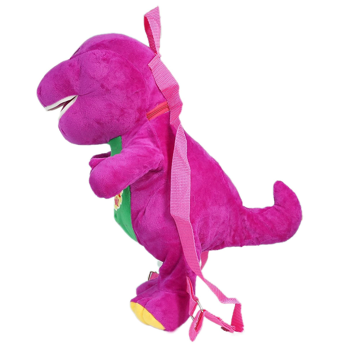 faqhuv Barney Purple Dinosaur Back-Pack Colorful World Plush Soft Animal