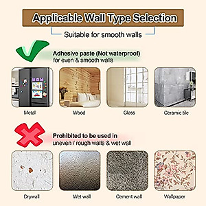 Arrozon Broom Holder Wall Mount,4 Pcs Mop and Broom Organizer Wall Mounted Self Adhesive Heavy Duty Broom Hanger and Mop Grippers for Kitchen, Bathroom, Closet, Garden Garage (White)