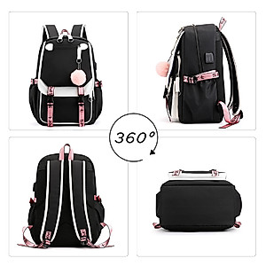 Teenage Girls' Backpack Middle School Students Bookbag Outdoor Daypack