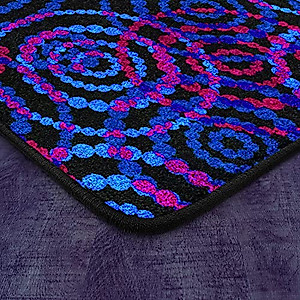 Joy Carpets Fluorescent Dottie 12' x 7'6" Area Rug
