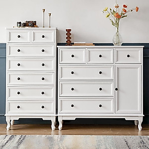 Globalcom Acrylic Wood Paint for Furniture, Home Decor Paint for Wood Surface Renovation, Water-Based Chalk Style Paint, Non-Toxic & Odorless (17 oz, White)