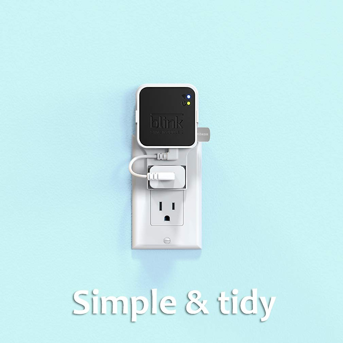 256GB USB Flash Drive and Outlet Mount for Blink Sync Module 2, Save Space and Easy Move Mount Bracket Holder for Blink Outdoor Indoor Security System (Blink Sync Module 2 is NOT Included)