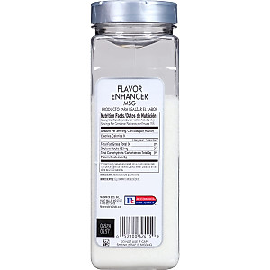 McCormick Culinary Flavor Enhancer MSG, 27 oz - One 27 Ounce Container of MSG Food Enhancer Seasoning, Deepens Flavor of Beef, Poultry, Vegetables, Marinades and More