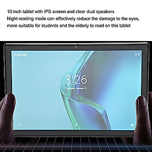 PUSOKEI Android11 10Inch Tablet PC,128G ROM 8G RAM,4G Network Calls,2.4G 5G WiFi Tablet for Kids,8 Core CPU 10in 1200x1920 FHD,13MP Camera,7000mAh Battery,Parent Control