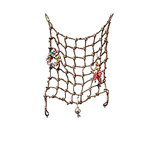 Parrot Climbing Rope Net (Choose Size) (Large 4x4ft)