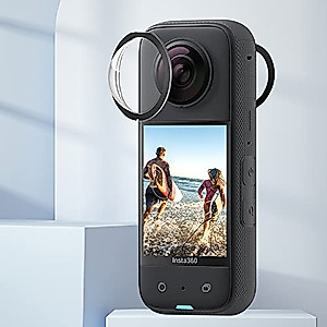 Lens Guard for Insta360 X3, Insta 360 X3 Accessories Kit Included Insta 360 X3 Lens Cap, Mounting Bracket and Lens Guard for Insta360 X3 Action Camera