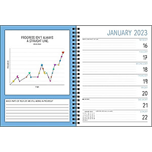 Positively Present 16-Month 2022-2023 Monthly/Weekly Planner Calendar: Wonderful Things Might Happen