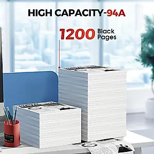 94A Toner Cartridge CF294A (with Chip) Replacement for HP 94A Toner Cartridge Black Compatible with Pro MFP M118dw M148fdw M148dw M149fdw, Pro M118 M148 M149 Printer (Black, 2-Pack)