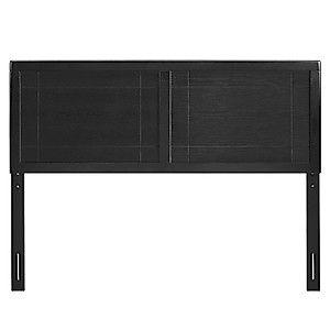Modway MOD-6221-BLK Archie Full Wood Headboard, Black