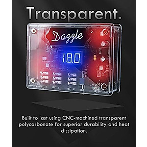 RetroDeco Dazzle Professional Power Supply- Digital Display, Color LEDs & Dual Output