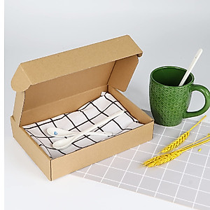 PHAREGE 9x6x2 inch Small Blue Shipping Boxes 25 Pack, Gift Boxes with Lids for Wrapping Holiday Birthday Party Presents, Cardboard Mailer Box for Packaging Mailing Small Business