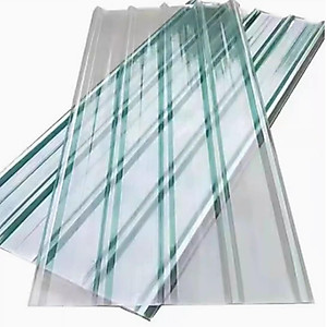 AIROTRON 2mm Thick Corrugated Roofing Sheets,Clear Roof Sheet,Rainproof Replacement Shed Panel,Heat-Insulating Roofing Tiles,Insulating FRP Daylighting Plate,Easy to Bend and Cut (35x31in,1 Pcs)