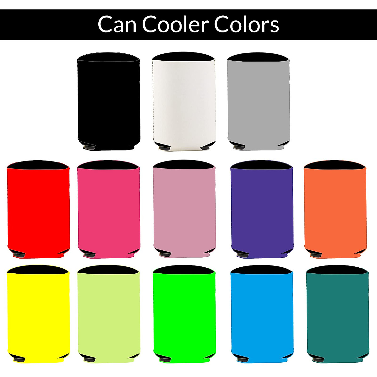 Custom Can Cooler Personalized Cup Sleeves with Photo Logo Bottles Beer Holder for Wedding Birthday Party - Custom1