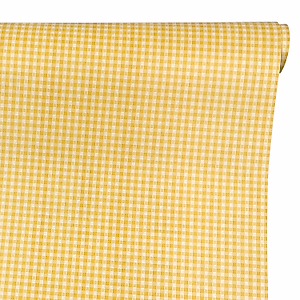 Yifely Yellow & White Checkered Plaid Furniture Paper Self-Adhesive Shelf Liner Base Cabinet Decor 17.7 Inch by 9.8 Feet