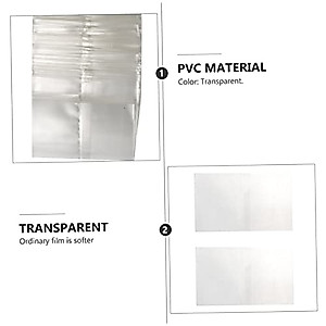 400 Pcs Bottle Sealing Film Shrink Bags Clear Shrink Film Polyolefin Film Heat Tool Clear Wrapping Bags Drier CD Bottle Sealer Film Heat Shrink Bags Clear Heat Shrink Film PVC TOKIDNY
