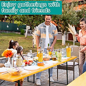 YUANYE 4 Piece 24oz Mason Handle Glass Cups with Lids and Straws -Drinks Enthusiasts Essential Glasses Drinking Set, Perfect for Iced Coffee and Beer,fruit water，Tea and Coffee