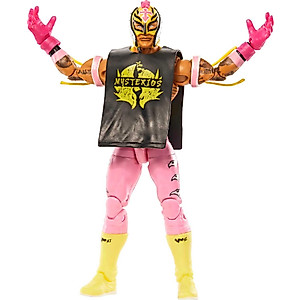 Mattel WWE Rey Mysterio Top Picks Elite Collection Action Figure, Articulation & Life-Like Detail, Interchangeable Accessories, 6-in