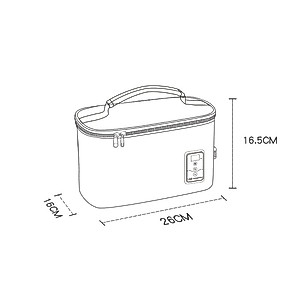 Car Baby Bottle Warmer Zcargel Portable Bottle Warmer Baby Bottle Warm Bag 6.8L High Capacity Car Bottle Warmer USB Charging Intelligent Adjustable Temperature Bottle Warmer for Baby Bottle Lunch