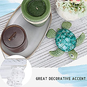 Farmhouse Wooden Riser Decorative Tray - Rustic Pedestal Stand/Tray Wood Riser for Coffee Bar Table Decor, Wooden Display Riser for Farmhouse Accent Centerpiece in Kitchen/Bathroom/Dining/Living Room