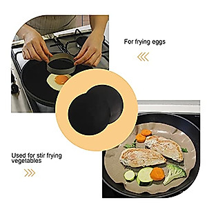 Cabilock Microwave Airfryer 6pcs Air Fryer Oven Liners Non- Stick Air Fryer Oven Mat Toaster Oven Microwave Bottom Mat Pizza Baking Pads for Air Fryers Steaming Cooking Silicone Air Fryer
