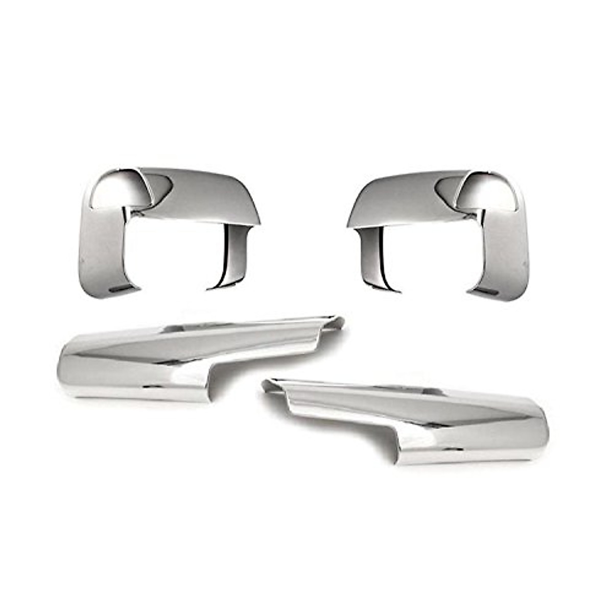 Putco 400520 Chrome Overlay for Tow Mirror with Light - 4 Piece