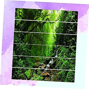 Housoutil Thicken Stairs Stickers Staircase Wall Decor Staircase Stickers Stairs Decals Staircase Decals PVC Stair Decor Mural Stair Stickers Decorative Paintings Digital