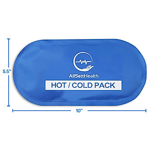 Reusable Hot and Cold Gel Ice Packs for Injuries | Cold Compress, Ice Pack, Gel Ice Packs, Cold Packs for Injuries, 10.5" x 5" | 4 Pack