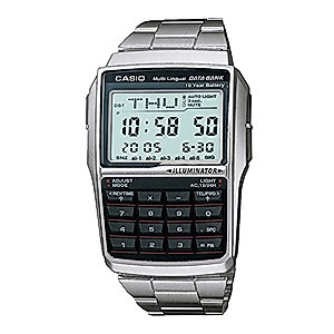 Casio General Men's Watches Data Bank DBC-32D-1ADF - WW, Grey/Silver