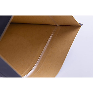 Allinclusive Resealable Bags Smell Proof Ziplock Black Stand Up Pouch Bag With Matte Window Tear Notch For Candy Lollipop Cookies Beef Jerky,Pack Of 50 (black, 4.7 * 7.8inches)