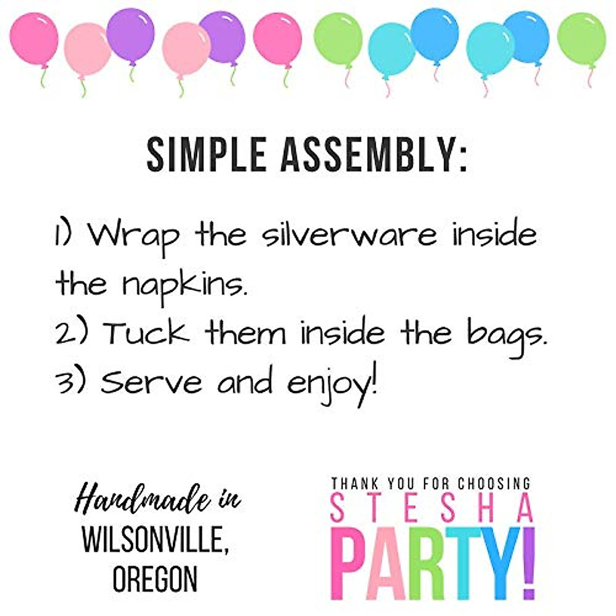 Plastic Cutlery, Paper Napkins, Favor Bags, Fiesta Birthday, Graduation, Baby Shower, Cinco de Mayo Party Decorations Supplies, 24 set