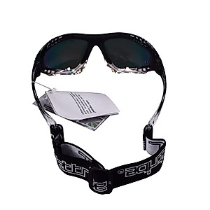 Jettribe Pro Goggles Made of Fade Frame - Storage Case Anti-fog Design for PWC Jetski Racers Enthusiasts - Stylish Revo Lens for Eye Protection and Clear Vision - Black