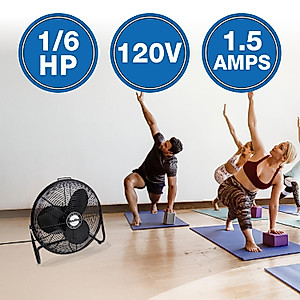 Air King 9218 18-Inch Pivoting Floor Fan