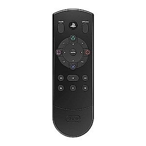 PDP Universal PS5/PS4 Media Remote Control, Playstation Gaming Remote Compatible with Sony Playstation 5 and Playstation 4, Bluetooth Detection for up to 4 Devices, TV Power/Input/Volume Controls