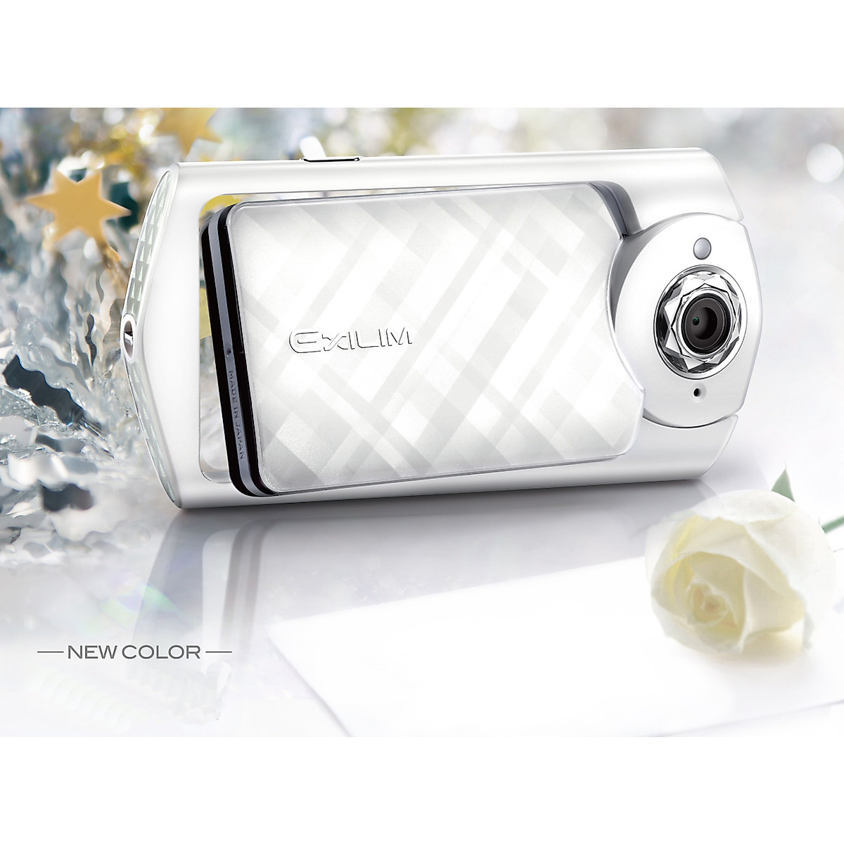 Casio EXILIM High Speed EX-TR50 EX-TR50WE (White) LIFE STYLE Brilliant Beauty / Self-Portrait Beauty / Selfish Digital Camera with 11.1 MP with 3.0-Inch Super Clear LCD