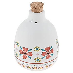 Karma AVA Salt and Pepper Shakers, Set of 2, RED/TURQ/PINK