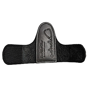 The HipClip – Handmade Leather Stethoscope Holder (Black) Full Grain Leather