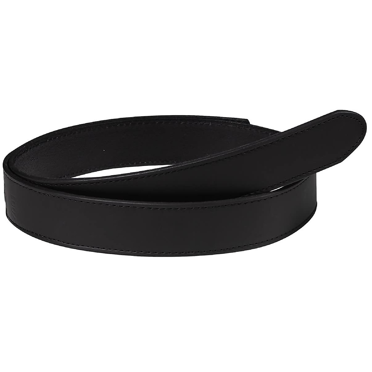 Perfect Fit Shield Wallets Mechanics Belt Buckleless No Scratch Leather Work Belt Hook and Loop Garrison Belts 1 1/2 Inch Wide Black Drum Died