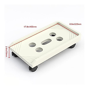 Computer Tower cart Desktop Tower Stand, Tower Floor Stand with Rolling Casters 360 Degree Swivel Or One Way Move Under Computer (Color : 3)